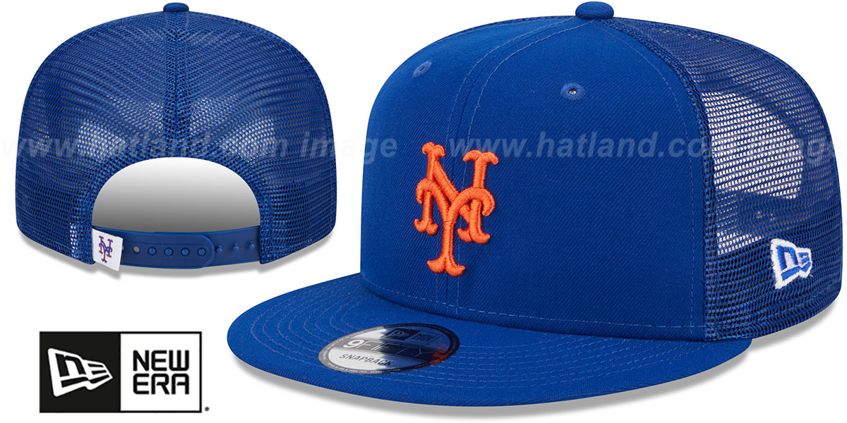 New York Mets TEAM-BASIC TRUCKER SNAPBACK Royal Hat