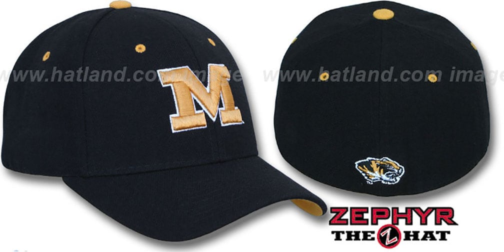 Missouri DH Fitted Hat by Zephyr - black