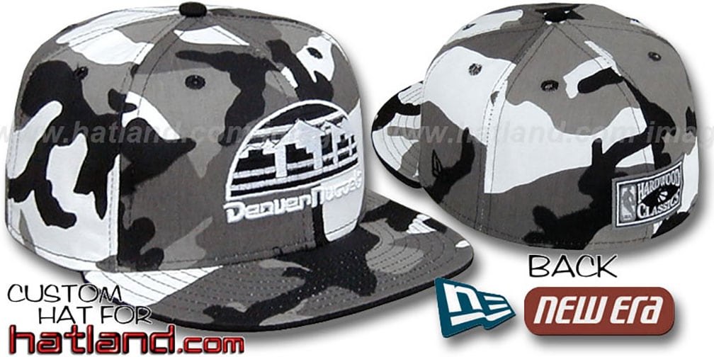 Nuggets HARDWOOD URBAN CAMO Fitted Hat by New Era