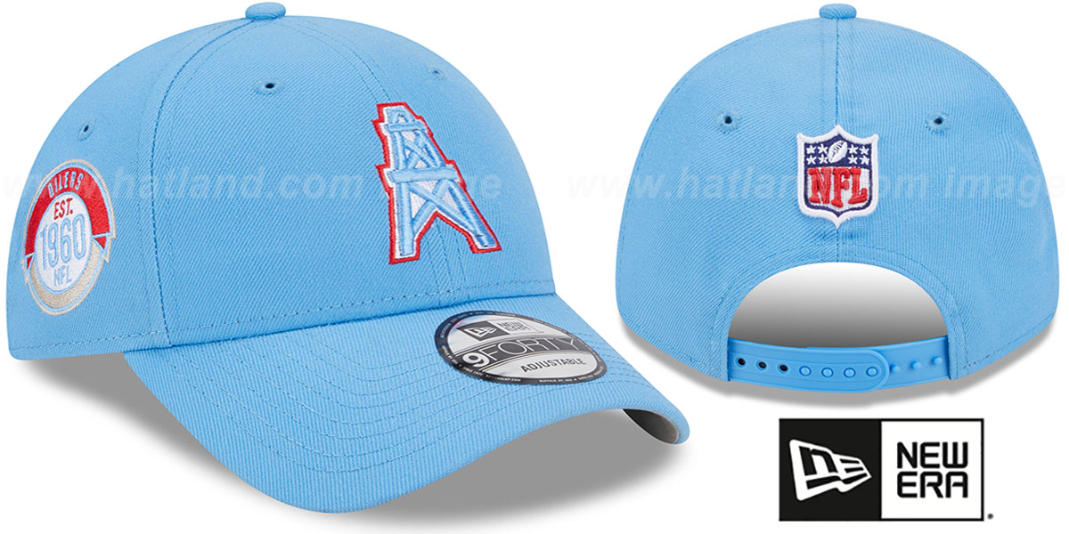 Houston Oilers HISTORIC SIDELINE SNAPBACK Royal Hat