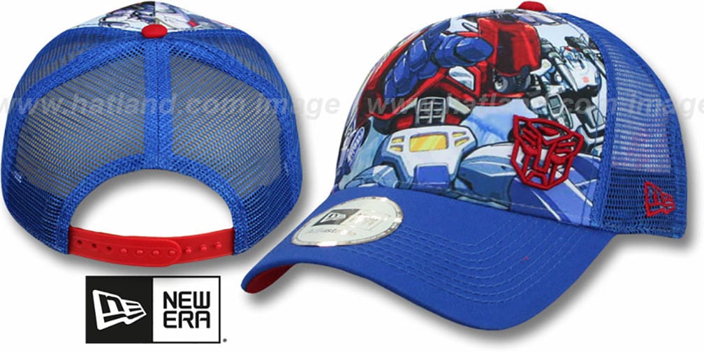 Marvel Optimus Prime SPLASH FRONT TRUCKER Hat by New Era