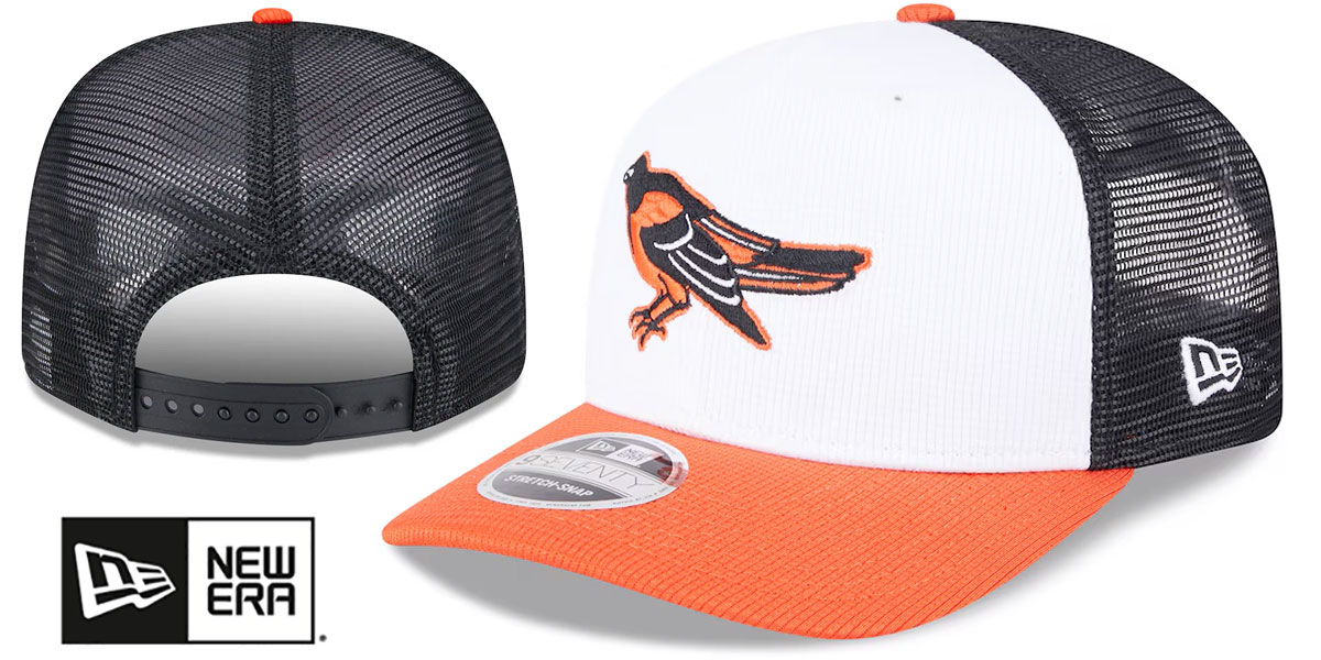 Baltimore Orioles 2025 BATTING PRACTICE TRUCKER SNAP Hat