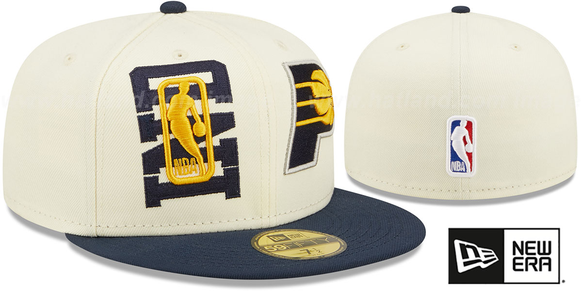 Indiana Pacers 2022 NBA DOUBLE WHAMMY DRAFT Fitted Hat