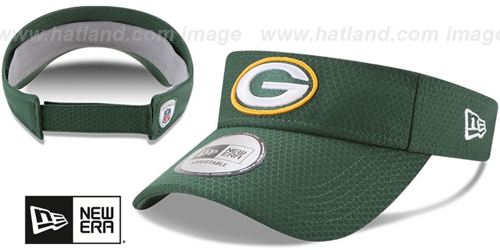 Packers 2017 NFL TRAINING VISOR Green by New Era