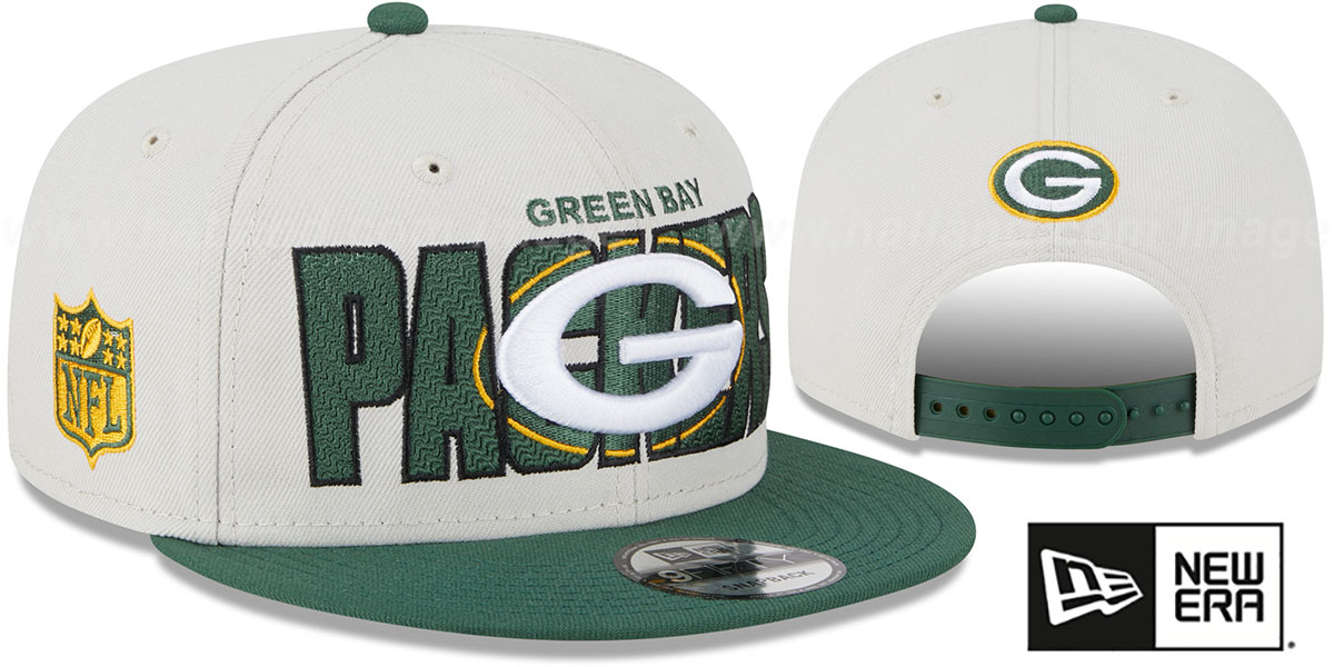 Green Bay Packers 2023 NFL DRAFT SNAPBACK Stone-Green Hat