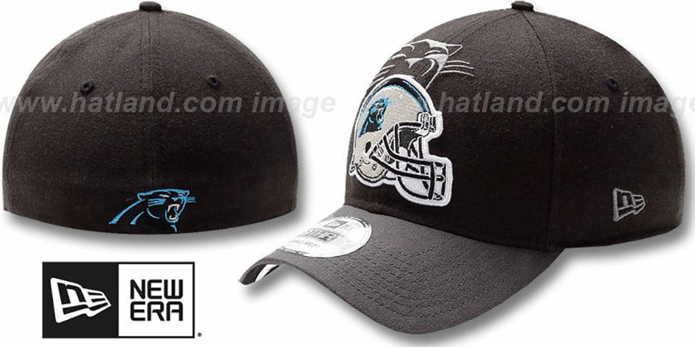 Carolina Panthers NFL BLACK-CLASSIC FLEX Hat by New Era
