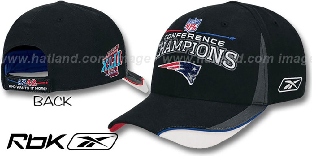 Patriots 2007 AFC CHAMPS Hat by Reebok