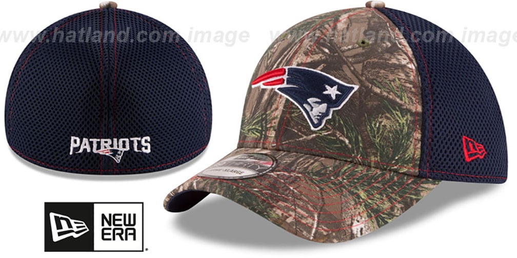 New England Patriots REALTREE NEO MESH-BACK Flex Hat