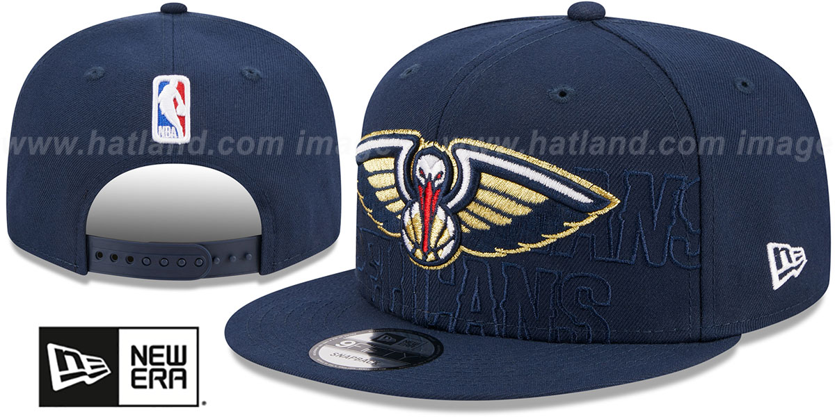 New Orleans Pelicans 2023 NBA DRAFT SNAPBACK Navy Hat