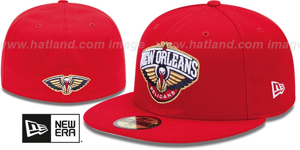 New Orleans Pelicans SECONDARY TEAM-BASIC Red Hat by New Era