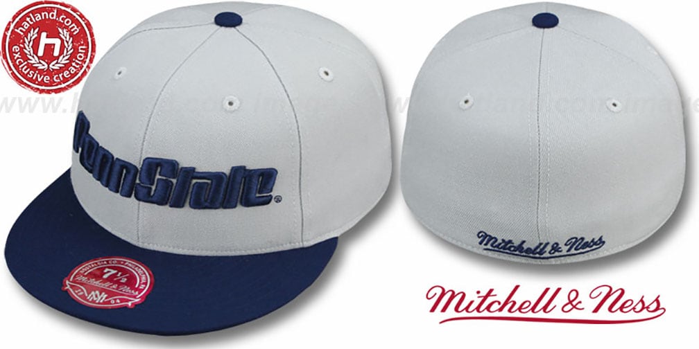Penn State 2T XL-LOGO Grey-Navy Fitted Hat