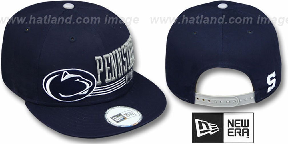 Penn State RETRO-SNAPBACK Navy Hat by New Era