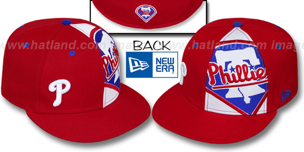 Philadelphia Phillies MASCOT-ZOOM Red Fitted Hat by New Era