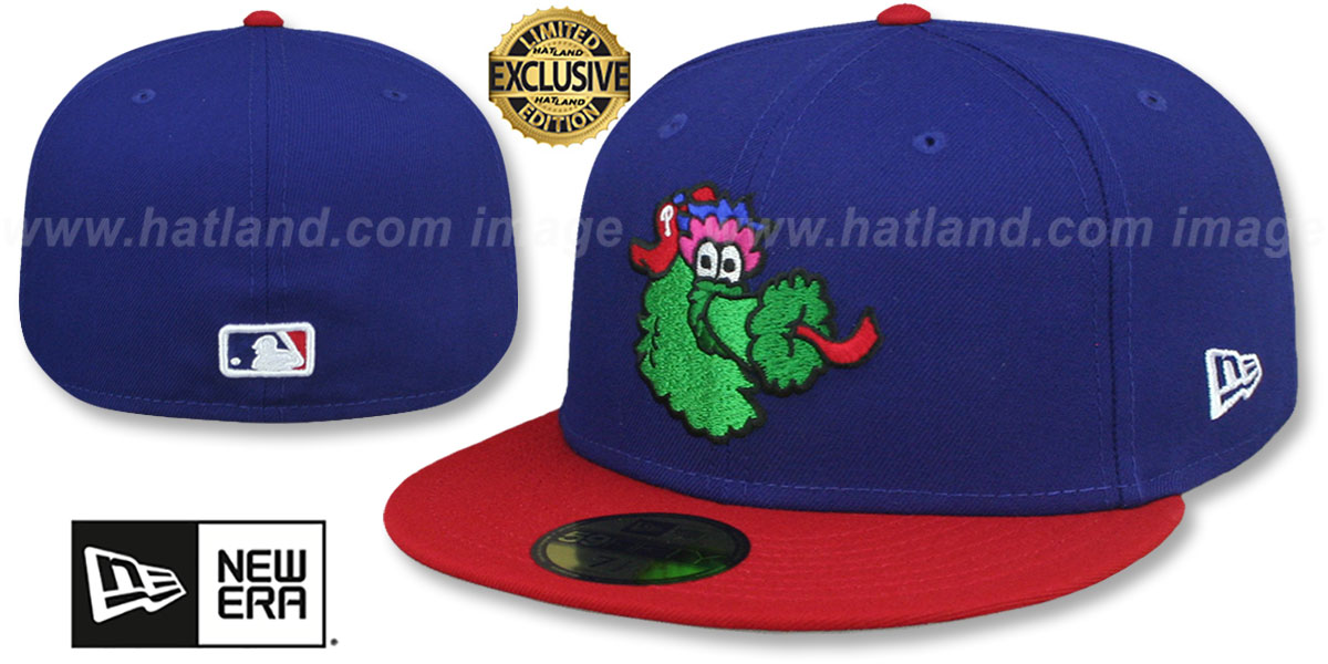 Philadelphia Phillies PHILLIE PHANATIC Royal-Red Fitted Hat