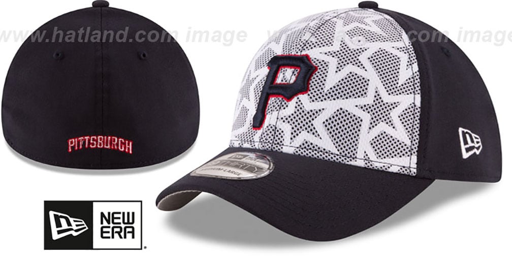 Pittsburgh Pirates 2016 JULY 4TH STARS N STRIPES FLEX Hat