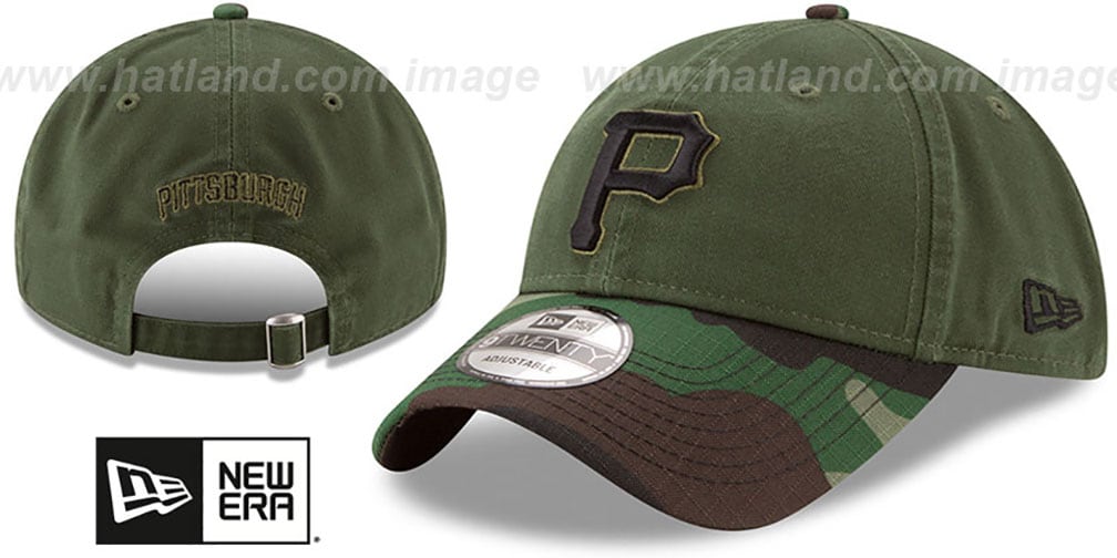 Pirates 2017 MEMORIAL DAY STARS N STRIPES STRAPBACK Hat