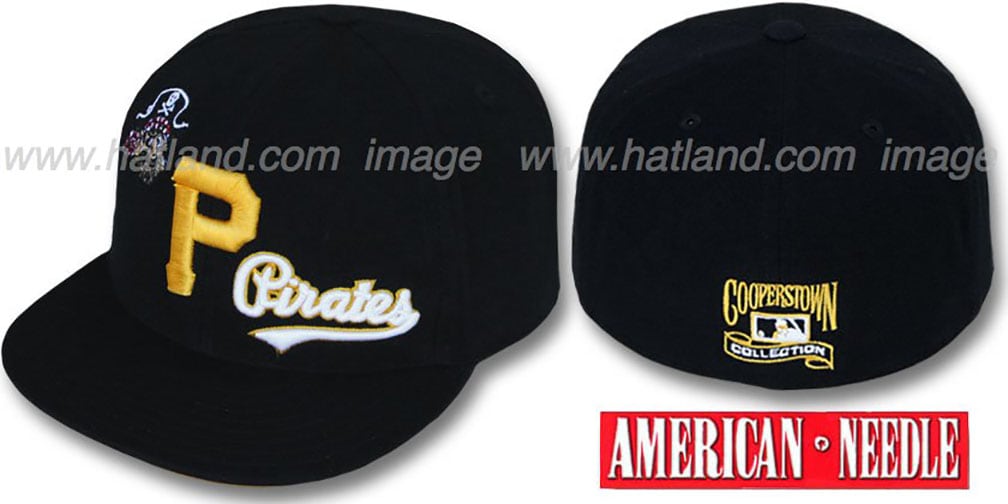 Pittsburgh Pirates DAY CAMP Black Fitted Hat