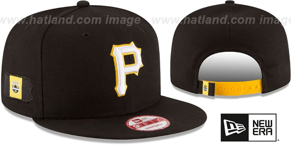 Pirates STATE STARE SNAPBACK Black Hat by New Era