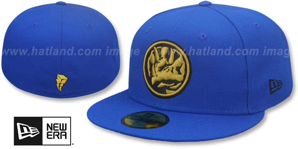 Power Rangers TRICERATOPS Royal Fitted Hat by New Era