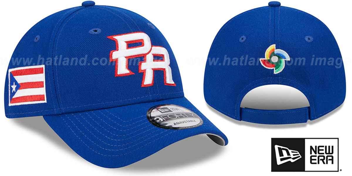 Puerto Rico 2023 WBC GAME STRAPBACK Royal Hat by New Era