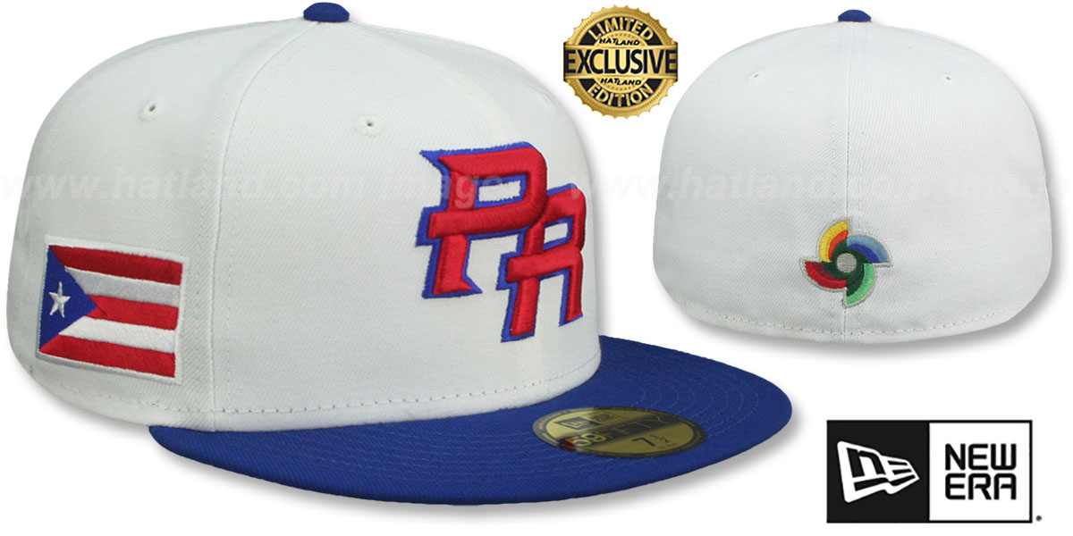 Puerto Rico 2023 WBC GAME White-Royal Hat by New Era