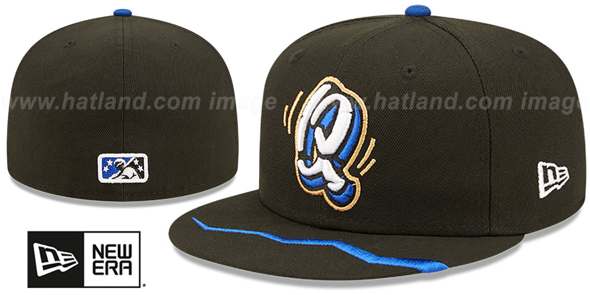 Rancho Cucamonga Quakes MILB ONFIELD ALT 1 Black Fitted Hat