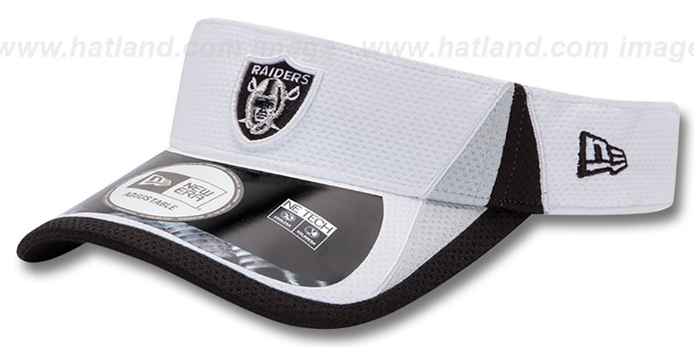 Oakland Raiders 2013 NFL TRAINING White Visor by New Era