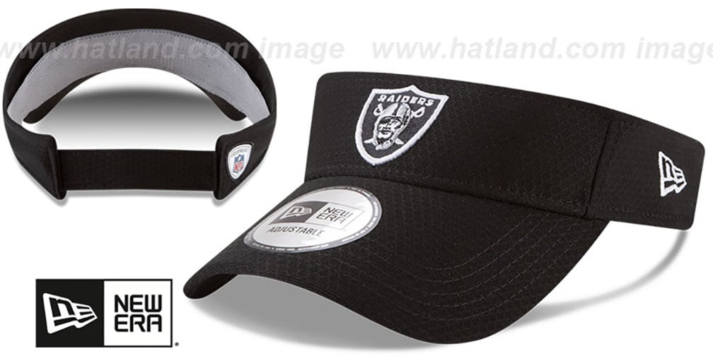 Oakland Raiders 2017 NFL TRAINING VISOR Black by New Era
