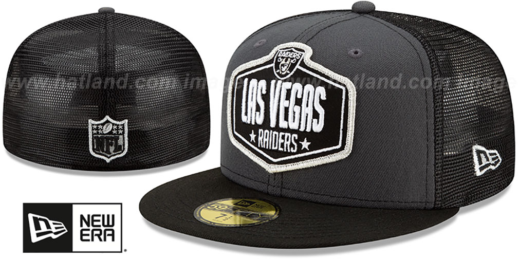 Las Vegas Raiders 2021 NFL TRUCKER DRAFT Fitted Hat