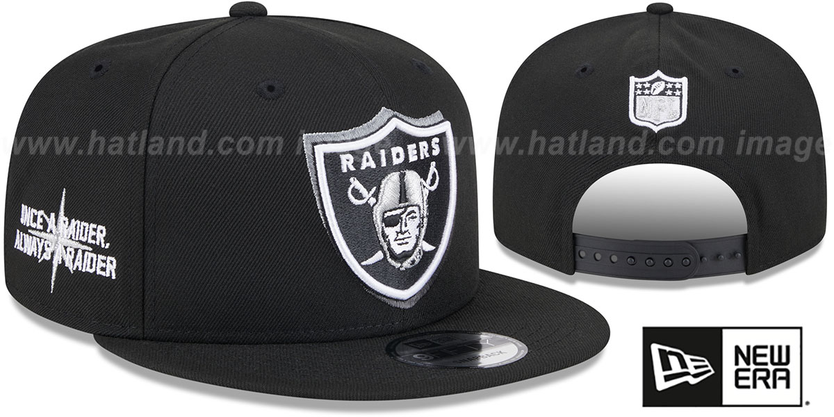 Las Vegas Raiders 2024 NFL DRAFT SNAPBACK Black Hat