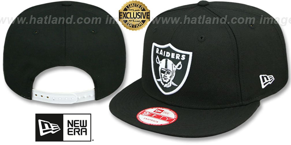 Las Vegas Raiders TEAM-BASIC SNAPBACK Black-White Hat