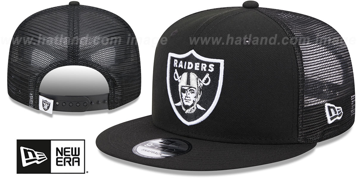 Las Vegas Raiders TEAM-BASIC TRUCKER SNAPBACK Black Hat