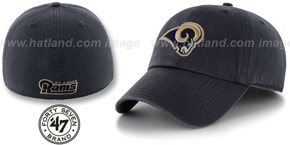 St Louis Rams NFL FRANCHISE Navy Hat by 47 Brand