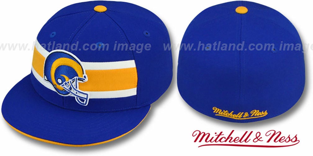 Los Angeles Rams THROWBACK TIMEOUT Royal Fitted Hat