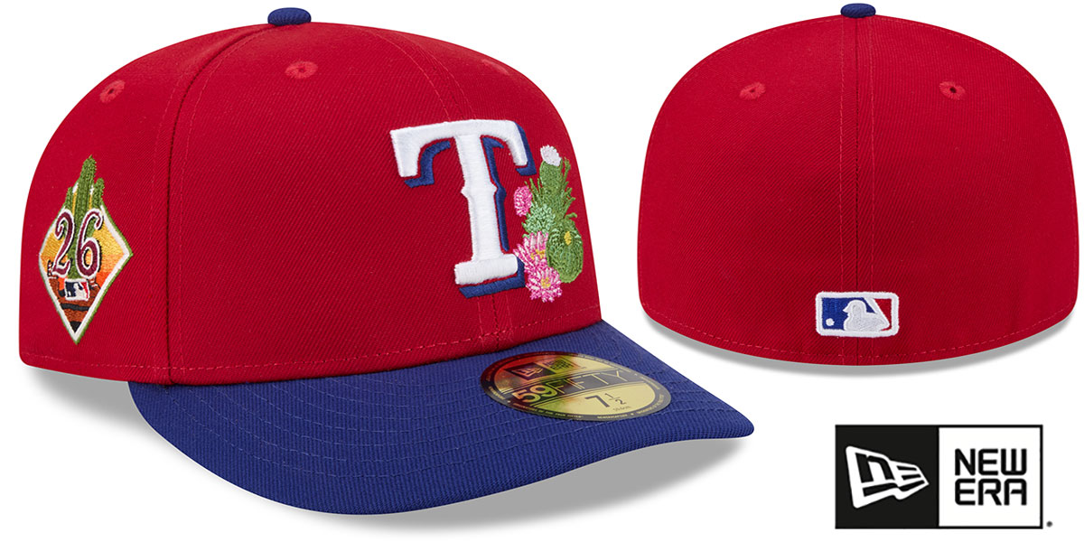 Texas Rangers 2026 PRECURVED SPRING TRAINING Fitted Hat
