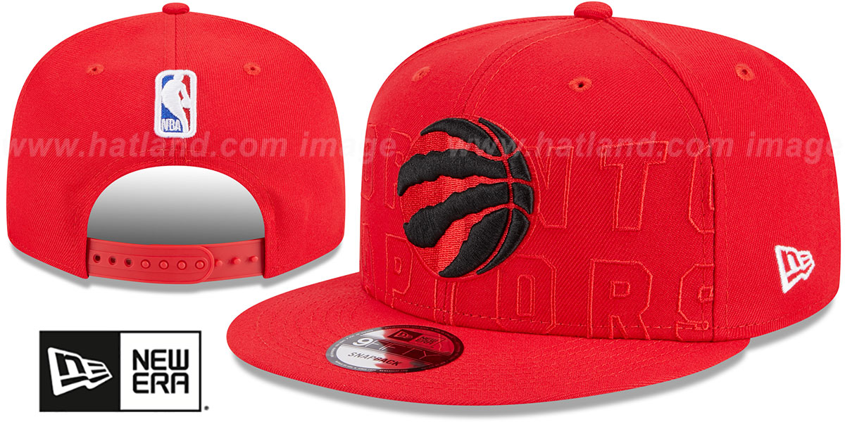 Toronto Raptors 2023 NBA DRAFT SNAPBACK Red Hat by New Era