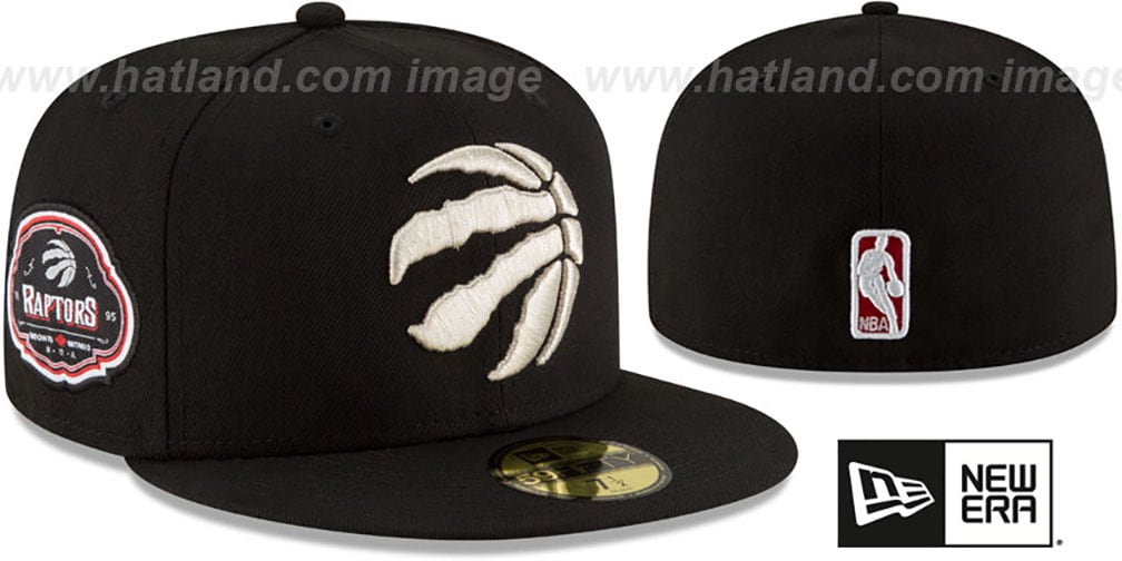 Toronto Raptors TEAM-SUPERB Black Fitted Hat by New Era