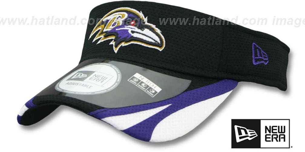Ravens 2014 NFL TRAINING Black Visor by New Era