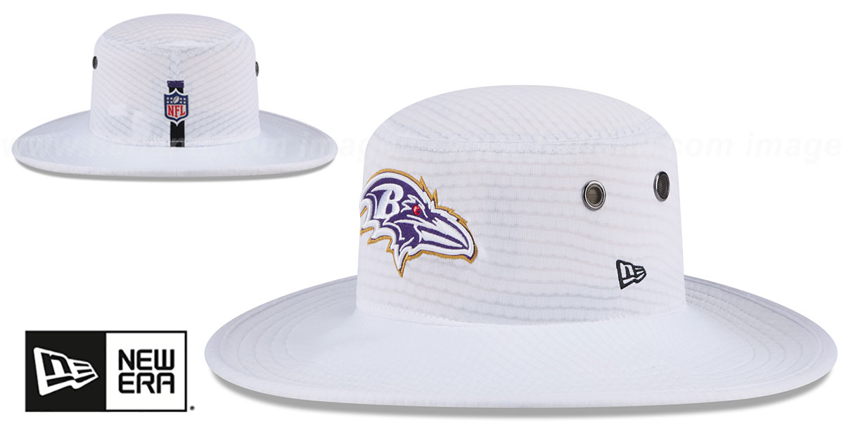 Baltimore Ravens 2024 NFL TRAINING BUCKET Hat by New Era