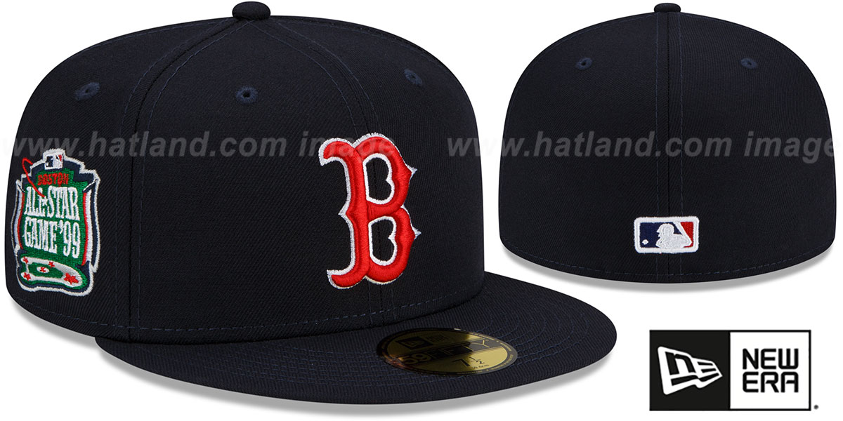 Boston Red Sox 1999 ALL STAR GAME SIDE-PATCH UP Fitted Hat