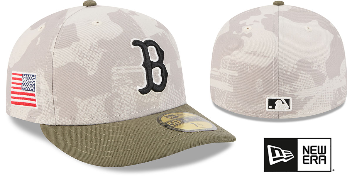 Boston Red Sox 2025 ARMED FORCES STARS N STRIPES Hat