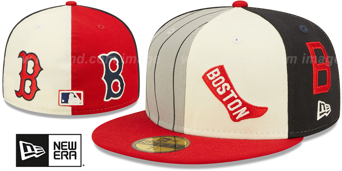 Boston Red Sox EVOLUTION PINWHEEL Fitted Hat by New Era