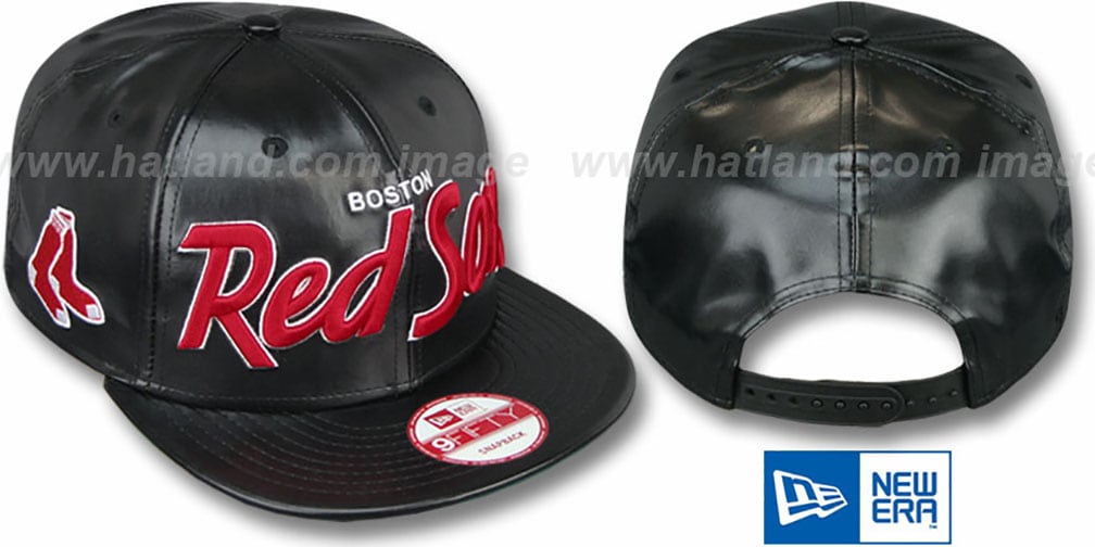 Boston Red Sox REDUX SNAPBACK Black Hat by New Era