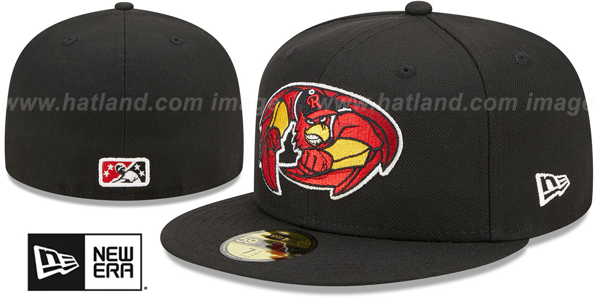 Rochester Red Wings MILB MARVEL DEFENDERS Black Fitted Hat