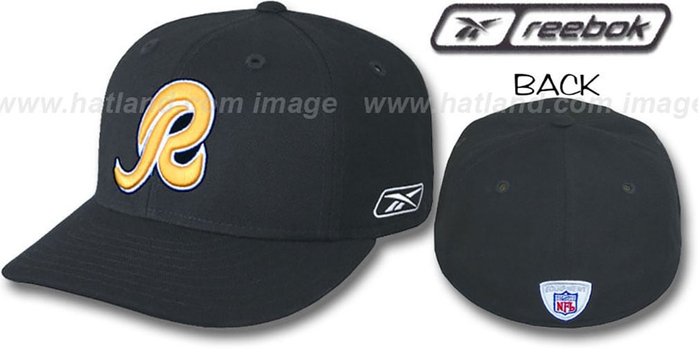 Redskins GIBBS-COACHES Fitted Hat by Reebok - black
