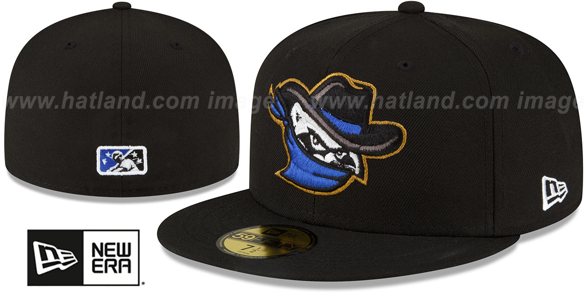 Quad Cities River Bandits MILB ONFIELD HOME-2 Black Fitted Hat