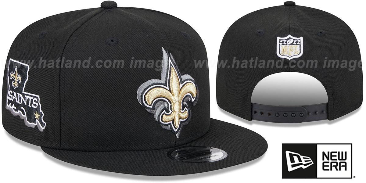 New Orleans Saints 2024 NFL DRAFT SNAPBACK Black Hat