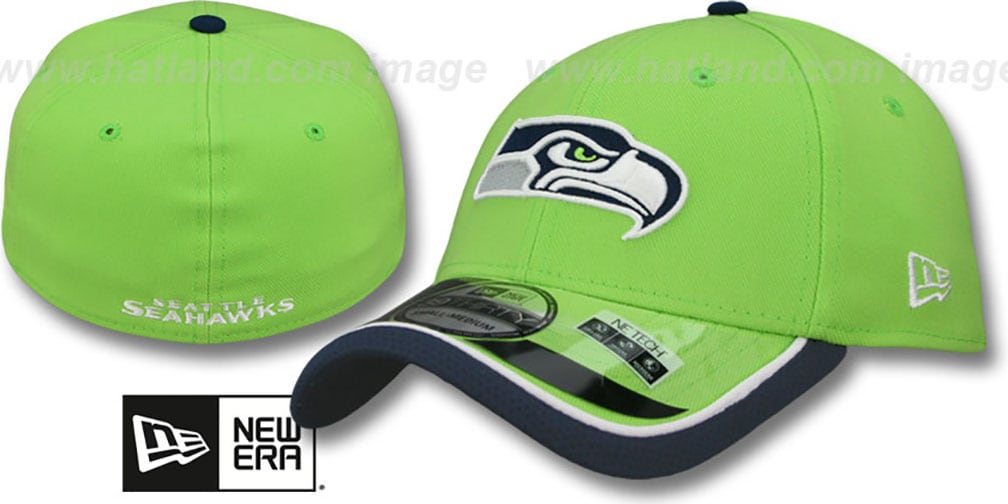 Seattle Seahawks 2014 NFL STADIUM FLEX Green Hat by New Era