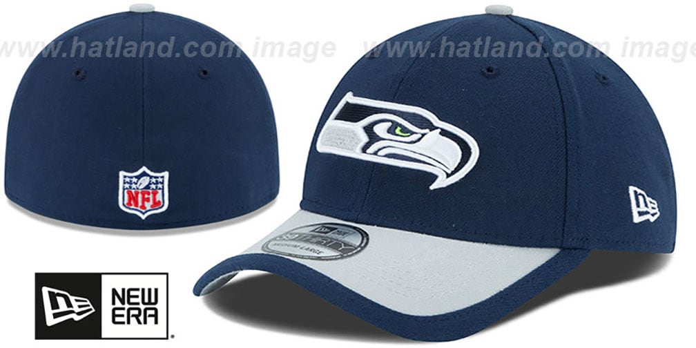 Seattle Seahawks 2015 NFL STADIUM FLEX Navy-Grey Hat