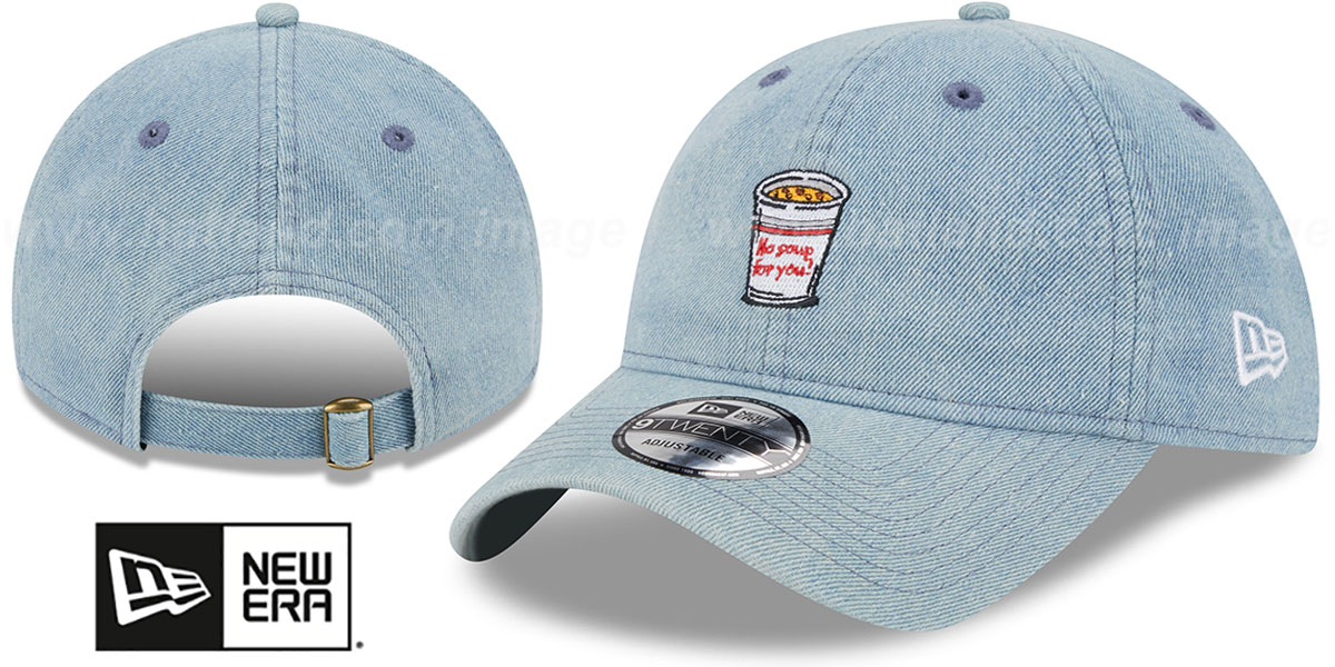 Seinfeld NO SOUP FOR YOU Light Denim Strapback Hat